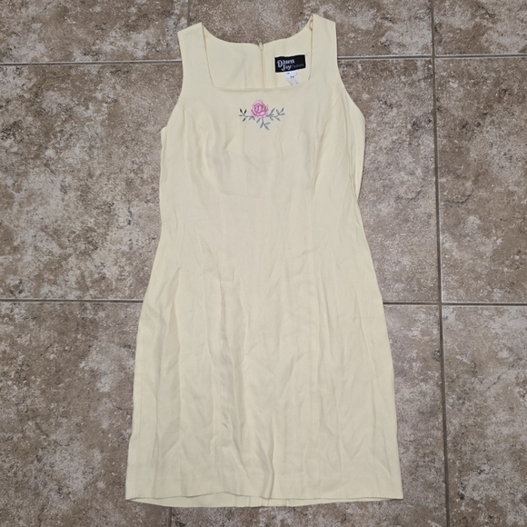 dawn joy fashions | Dresses | Vintage Dress Jacket Set 99s Xs S Pale ...